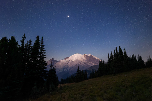 Mt. Rainier Starscape | Ross Knowlton