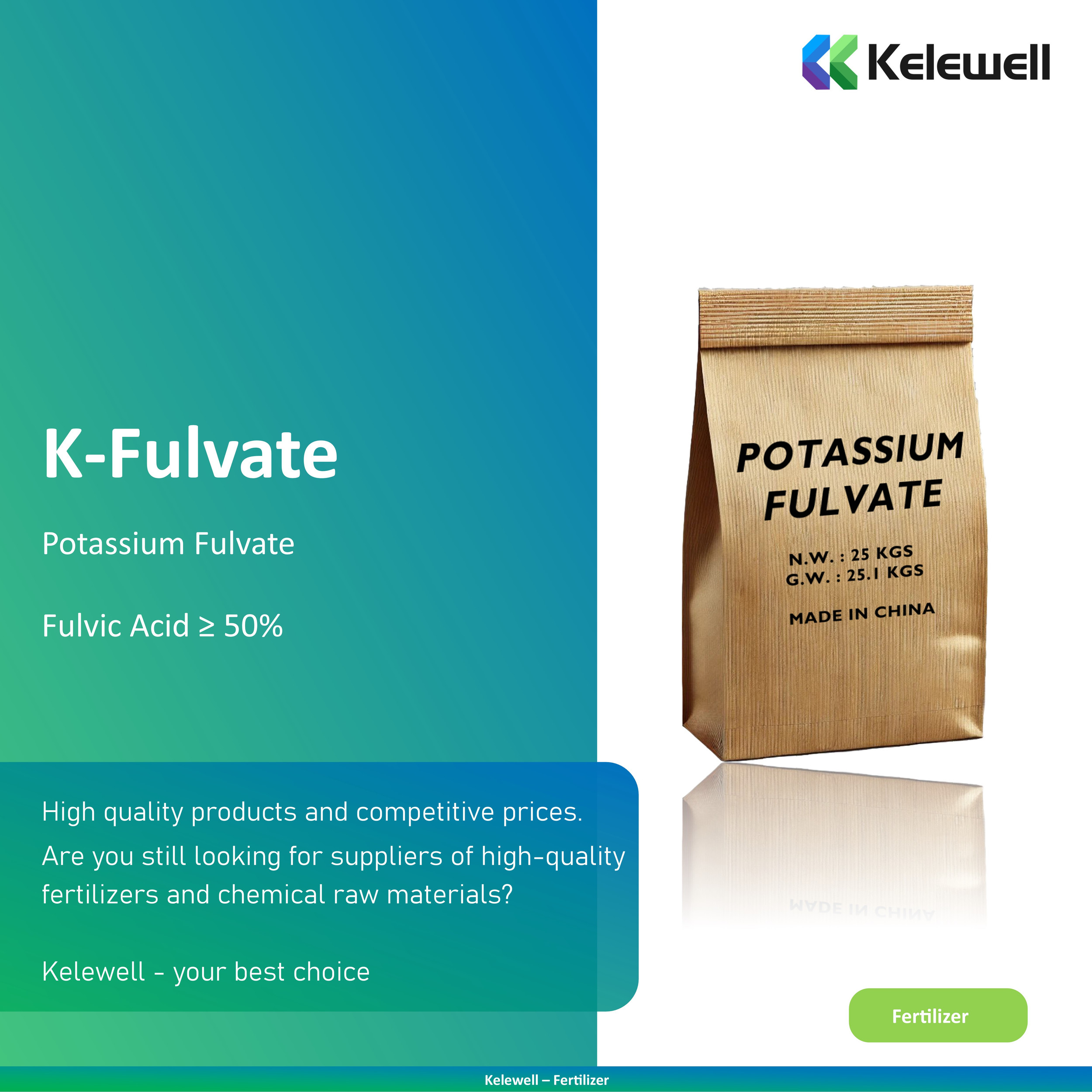 Potassium Fulvate: A Highly Soluble Organic Potassium Fertilizer for ...