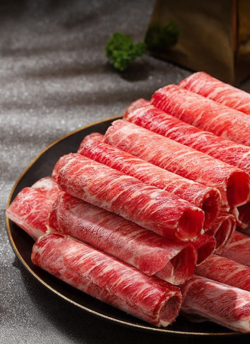Premium Iberico Pork Collar Rolls 1.5mm (380g) 顶级黑猪梅肉卷 | Leader Food ...