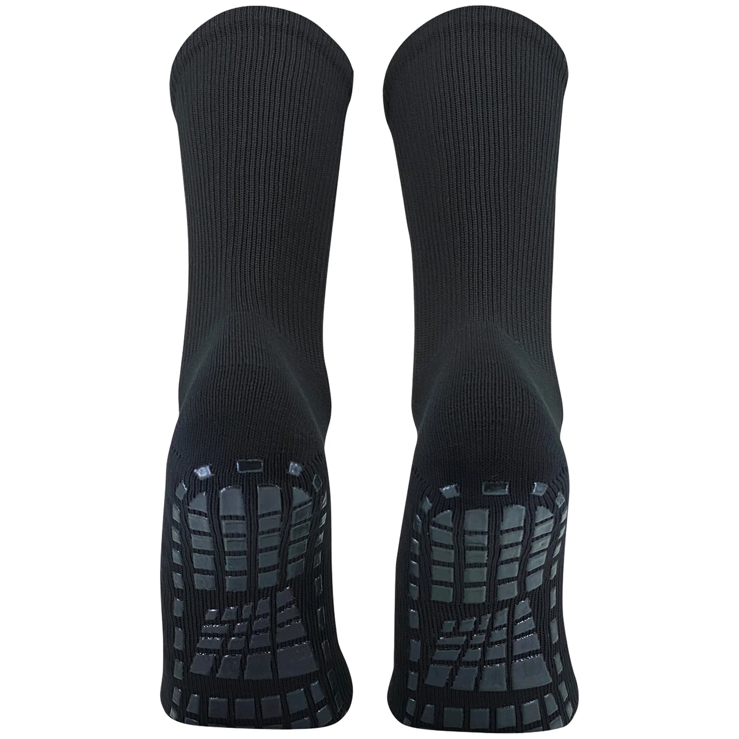 PearSox Grip Crew Sock - Black | thesoccerstore