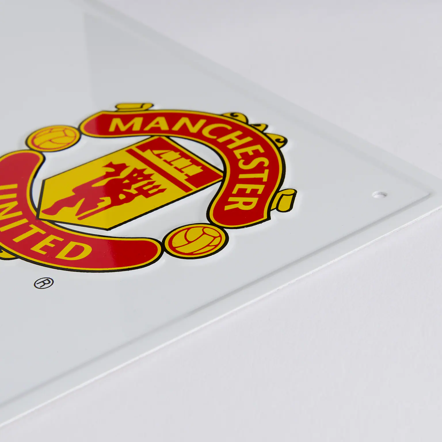 Manchester United White Old Trafford Street Sign | thesoccerstore