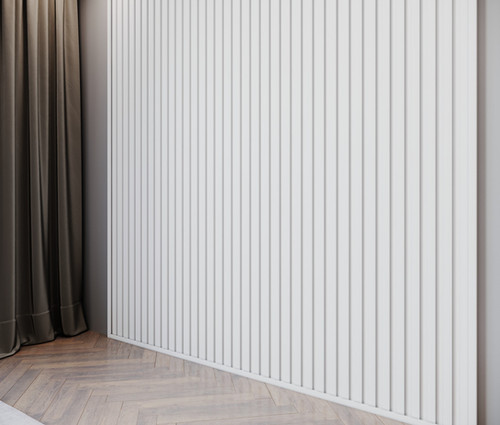 Riflaj decorativ alb polimer 001-1 | MIDA Design