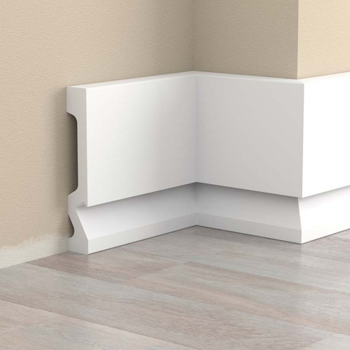 Plinta LED decorativa alba din DUROTEC 29 | MIDA Design