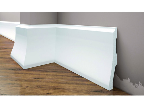 Plinta decorativa alba din DUROTEC 34 | MIDA Design