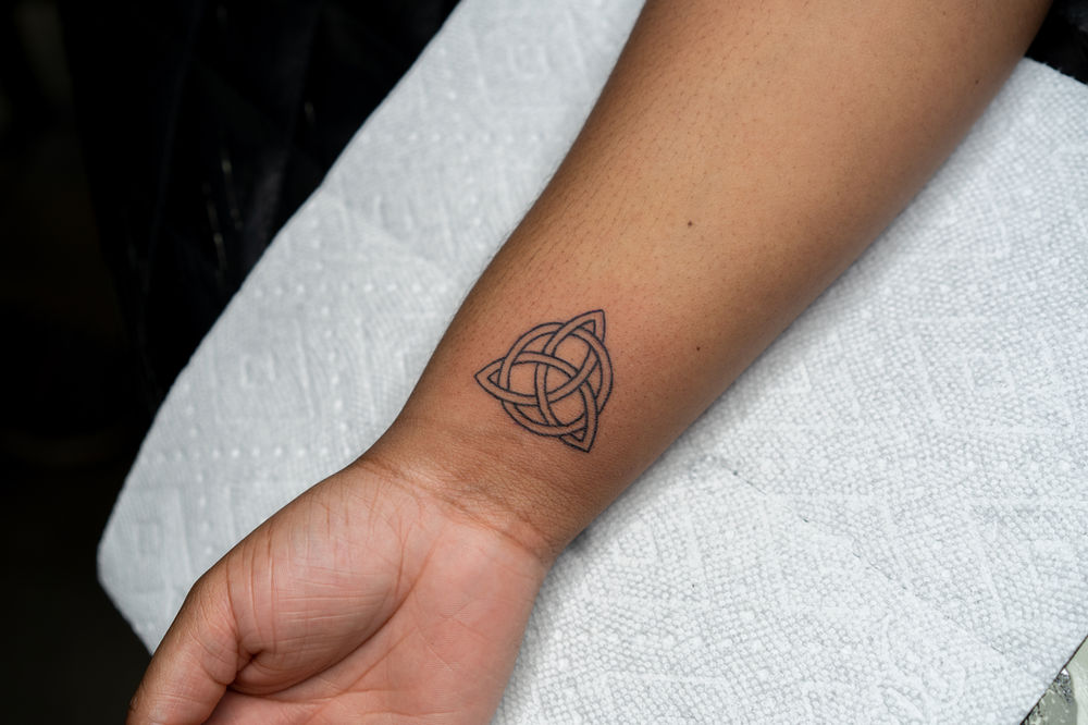 Celtic Knot Matching Couple Tattoos