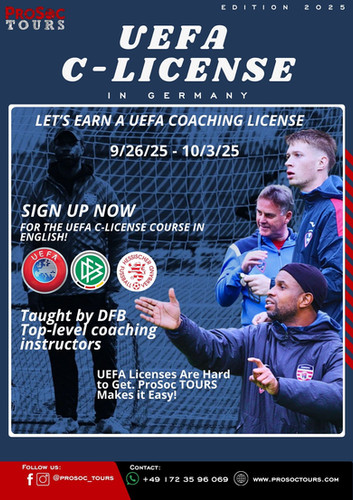 UEFA C-License | ProSoc Tours Germany