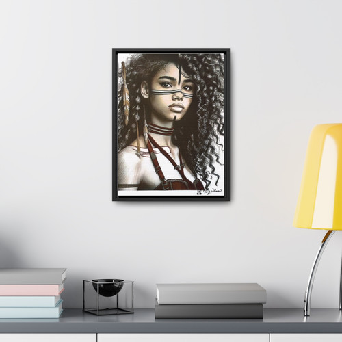 Female Warrior - Vertical Frame | Mommashobby