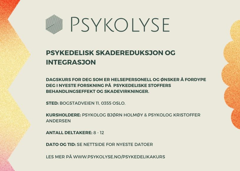 Kurs | Psykolyse