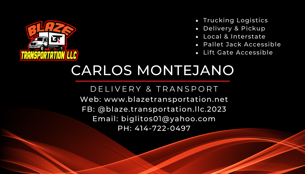 Blaze Transportation | transportation logistics | Wisconsin, USA