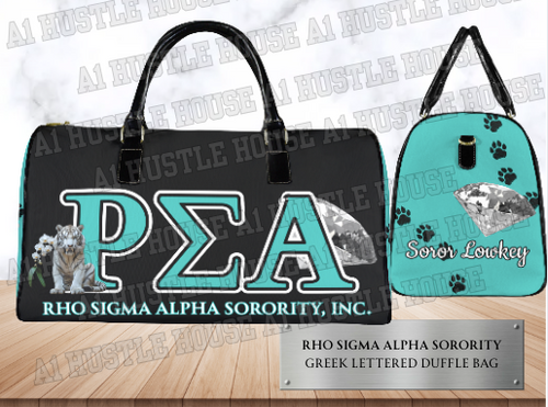 RSA- Greek Lettered Duffle Bag | HOME OF THE HUSTLE