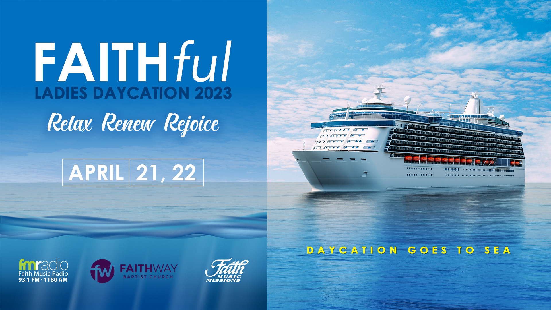 FAITHful Ladies Daycation 2023 | Faith Music Radio