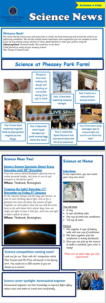 Science Newsletter - December 2023