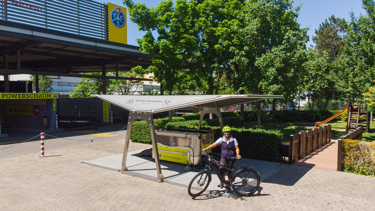 Velo-Waschanlage | TCS beider Basel I Füllinsdorf