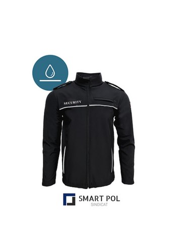 Geaca SoftShell Neagra Security | Smartpol