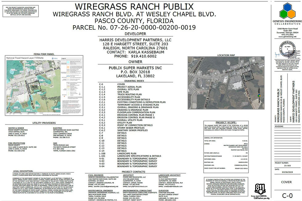 New Publix Coming to Wiregrass Ranch Blvd in Wesley Chapel