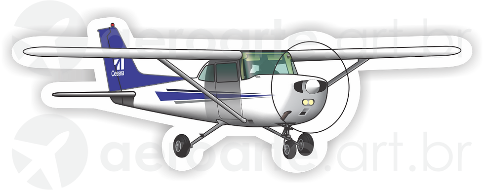 Cessna 172 aircraft sticker | Aeroarte