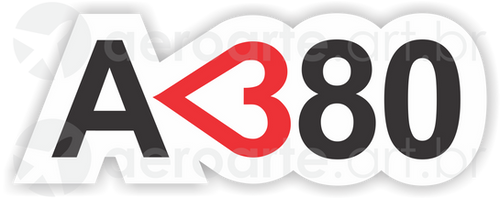 Airbus A380 sticker | Aeroarte