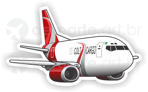 Boeing 737-400F Colt Cargo aircraft sticker | Aeroarte