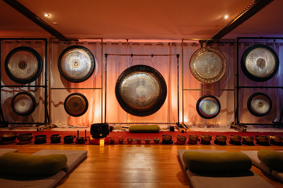 Pourquoi les gong baths favorisent l’ancrage