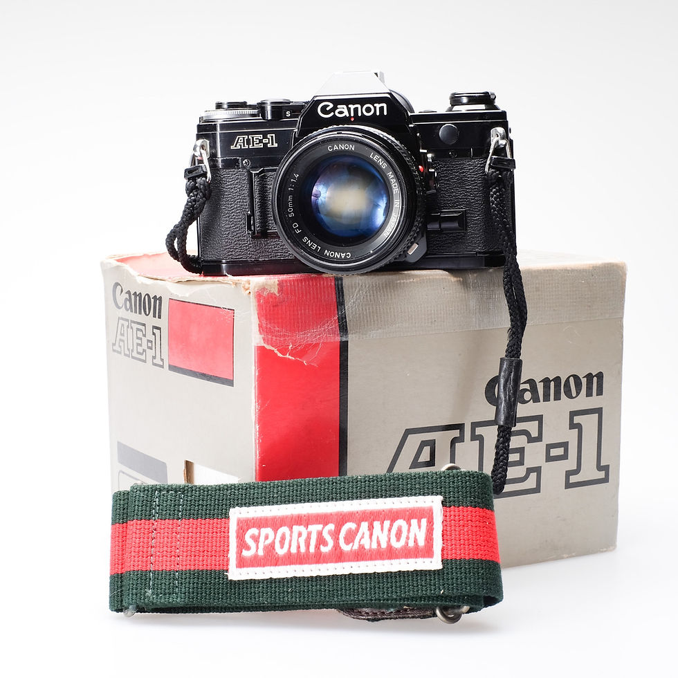 The Canon AE-1 BLACK Edition | Alzari Antiques