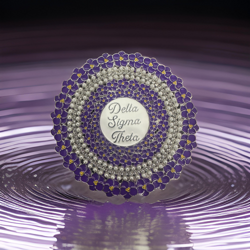 Violets & Pearls Brooch | JT Unique LLC