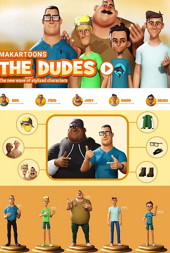 THE DUDES COLLECTION – CC4 – ICLONE 8 | PRODUTOS DIGITAIS BH