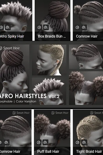 AFRO HAIRSTYLES VOL.2 CC4 | PRODUTOS DIGITAIS BH