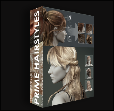 PRIME HAIRSTYLES – CC4 – ICLONE 8 | PRODUTOS DIGITAIS BH