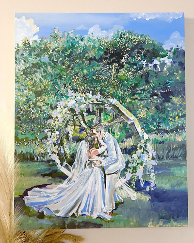 Family Portrait- Acrylic 24x30 | Spencer Grace Art