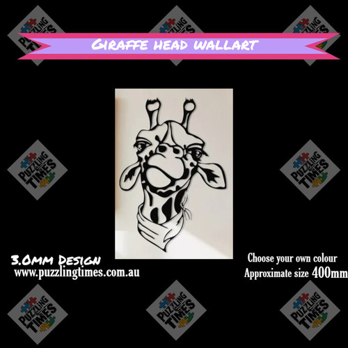 Giraffe Head wall art | Puzzling Times
