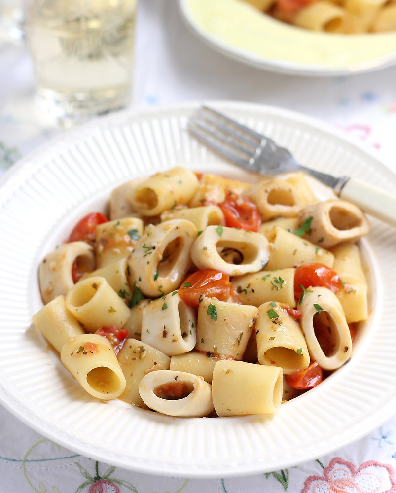 RECIPE: Vegan Calamari Pasta - Calamarata