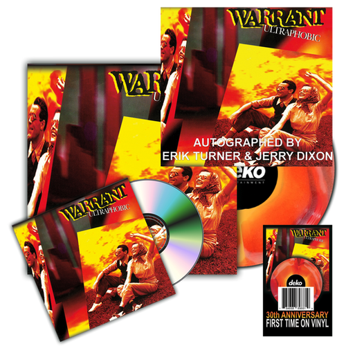 Warrant - Ultraphobic - DELUXE BUNDLE (LP/CD/FLAT) | Deko Entertainment