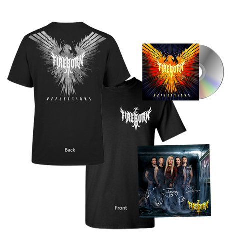 Fireborn - Reflections CD/T-Shirt/Autographed Flat Bundle | Deko ...