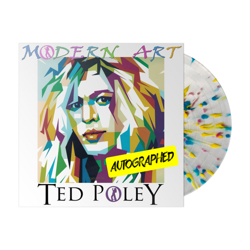 Ted Poley - Modern Art Limited Edition (AUTOGRAPHED) "Splatter" Vinyl ...