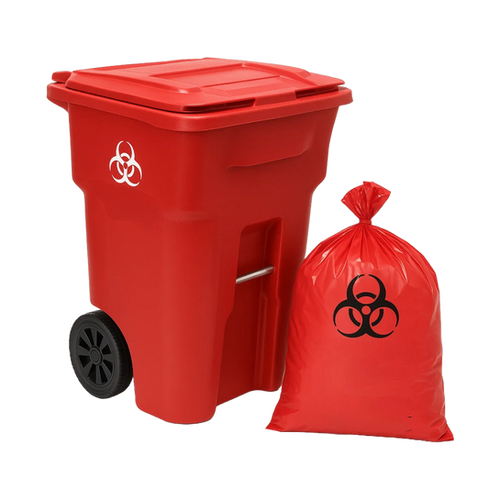 Biohazard Can with Wheels | USA Environmental