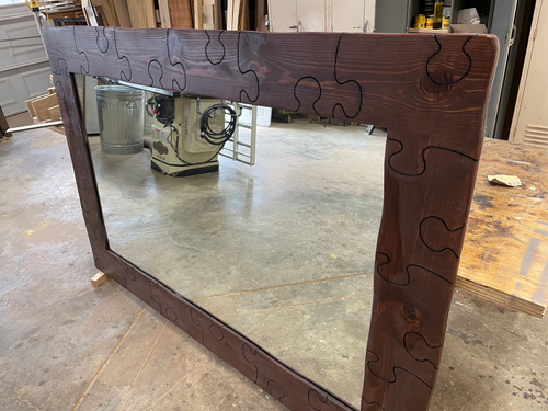 Puzzle Mirror Frame | robsKYwoodshop