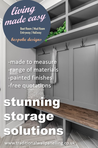 Bespoke Boot Room | Traditional Wall Pan
