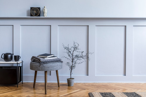 Wide Batten Half Wall Open Backed Kit | Traditional Panels