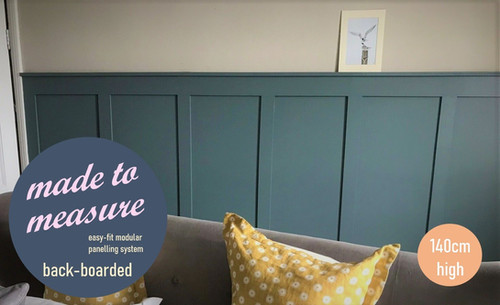 Tall Nordic Style Solid Backboarded Modular Panels | Traditional Panels