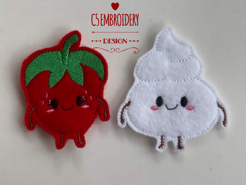 Perfect Pairs - Strawberry and Ice Cream Finger Puppet Set - Valentine ...