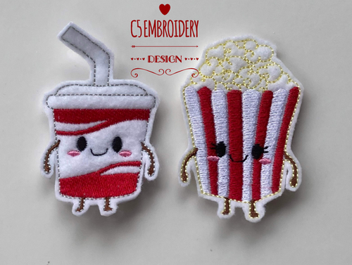 Perfect Pairs - Popcorn and Soda Finger Puppet Set - Valentine's ...