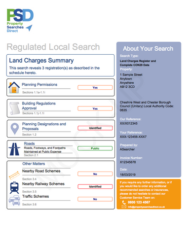 Local Authority Search (Regulated) | Property Searches Direct