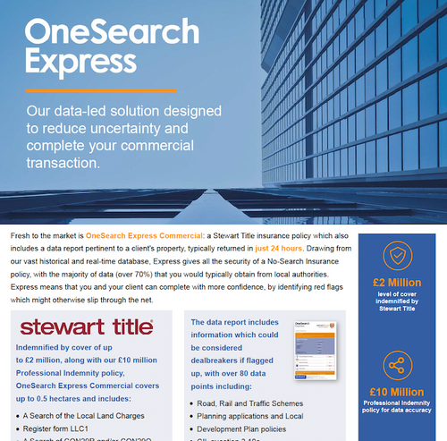 OneSearch Express Commercial | Property Searches Direct