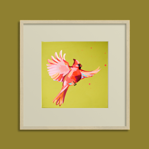 8x8 Cardinal Print | Emma Carr Art