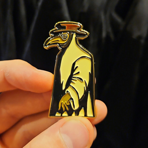 Plague Doctor Enamel Pin Bazaar 6227