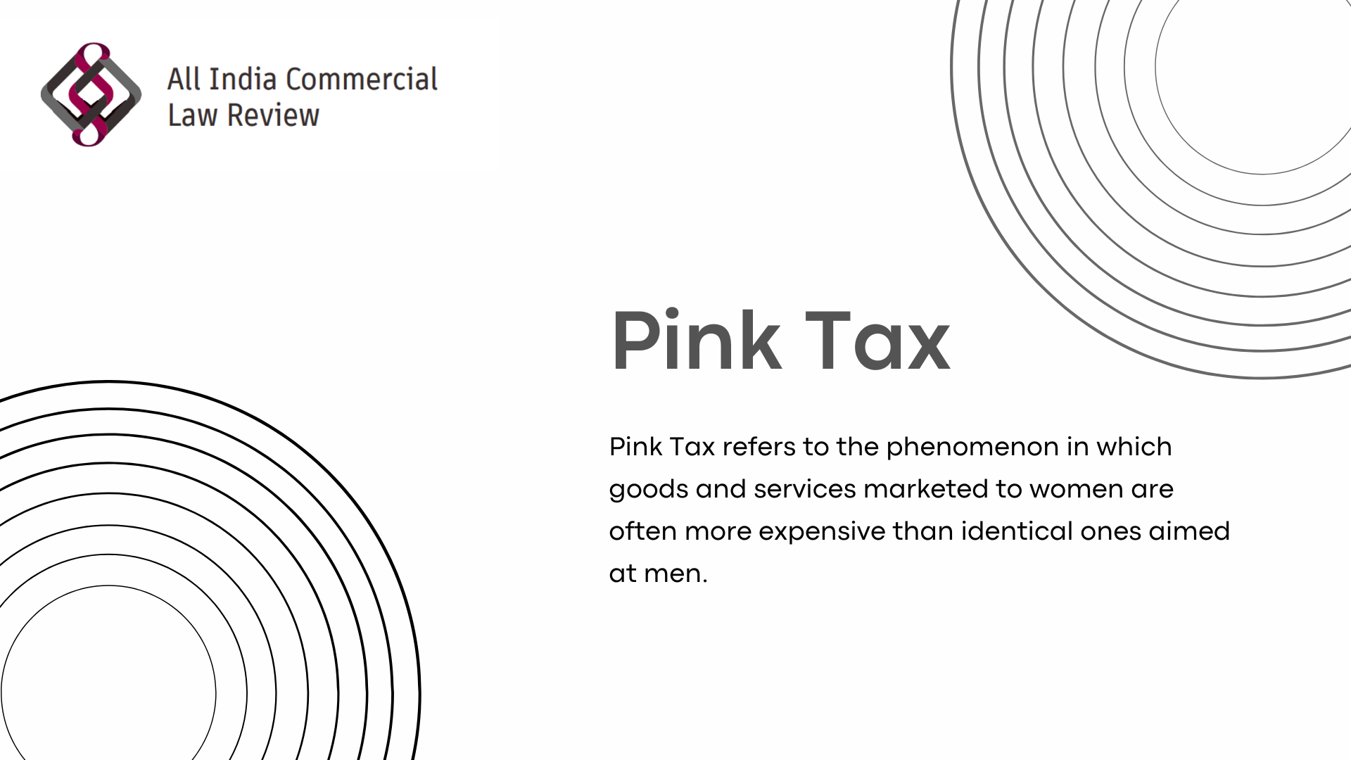 Decoding the Pink Tax: Lessons from the US and India