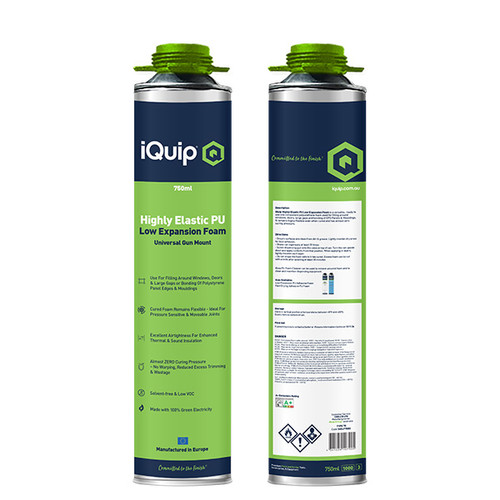 iQuip Highly Elastic PU Low Expansion Foam for Versatile Sealing and ...