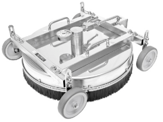 Mosmatic Roof Cleaner 21", 7300 psi, 4 Wheels, Stainless