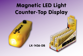 Magnetic LED Light Counter-Top Display | lumax