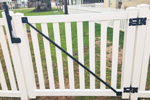 Aluminum and Stainless Steel Gate Brace | Triple R Fence